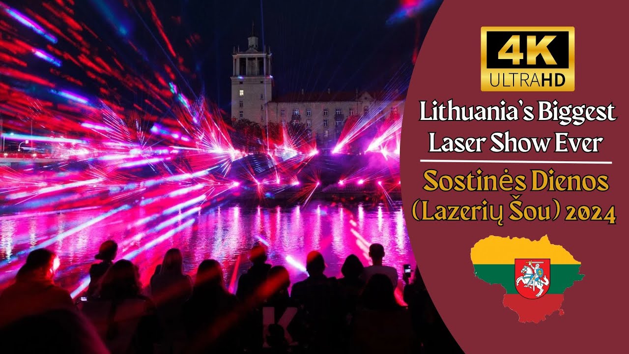 Lithuania’s Biggest Laser Show Ever | Vilnius Capital Days 2024 - YouTube