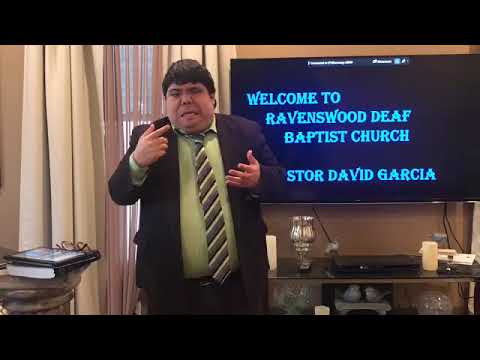 Deaf Pastor David Garcia preaching at home in ASL - March 22, 2020 ...