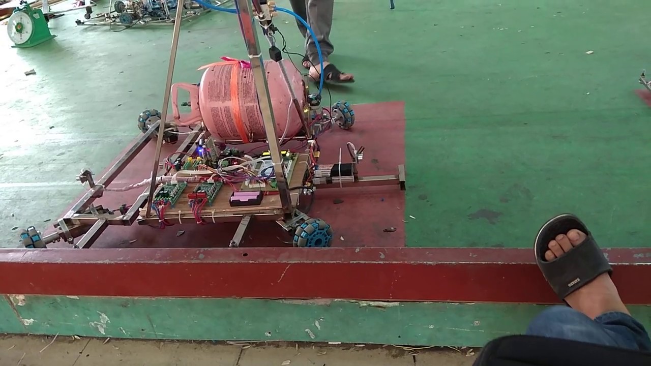 ABU ROBOCON | HẬU TRƯỜNG TEST ROBOT ĐHCNHN HAUI PART 14 huyrobocon ...