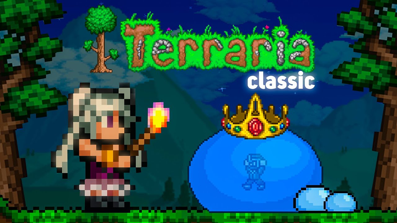 Террария, но я играю на КЛАССИКЕ l Terraria 1.4.4.9 (Classic mode ...