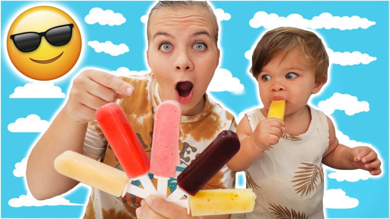 DIY SUMMER POPSICLES! *Easy Healthy Toddler Friendly* - YouTube