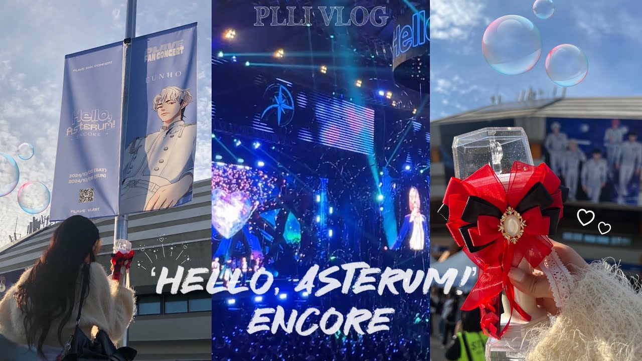 [PLLI VLOG] 플레이브 콘서트 PLAVE FAN CONCERT ‘Hello, Asterum!’ ENCORE 브이로그 🤍 ...