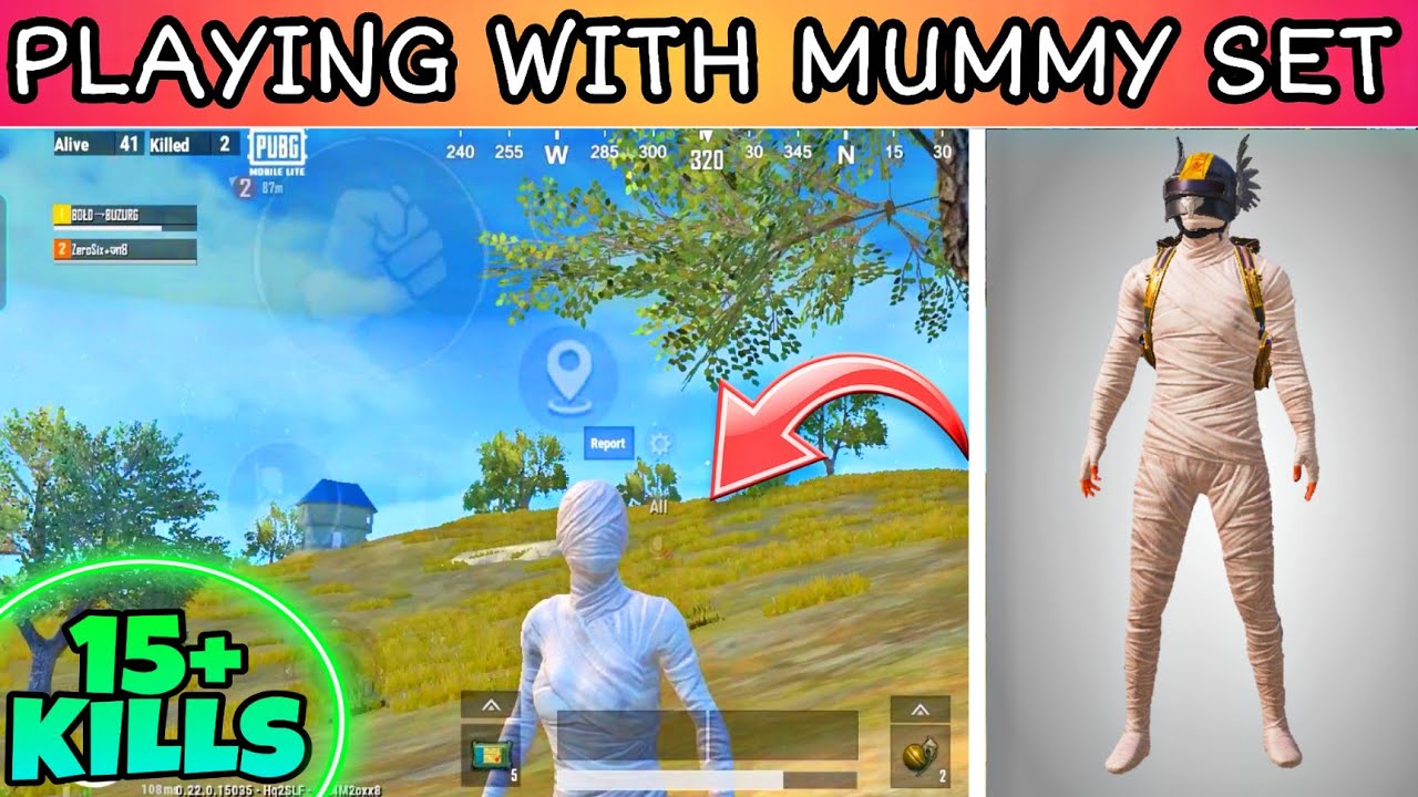 PLAYING WITH MUMMY SET IS SO SATISFYING ☺️ | PUBG MOBILE LITE GAMEPLAY ...