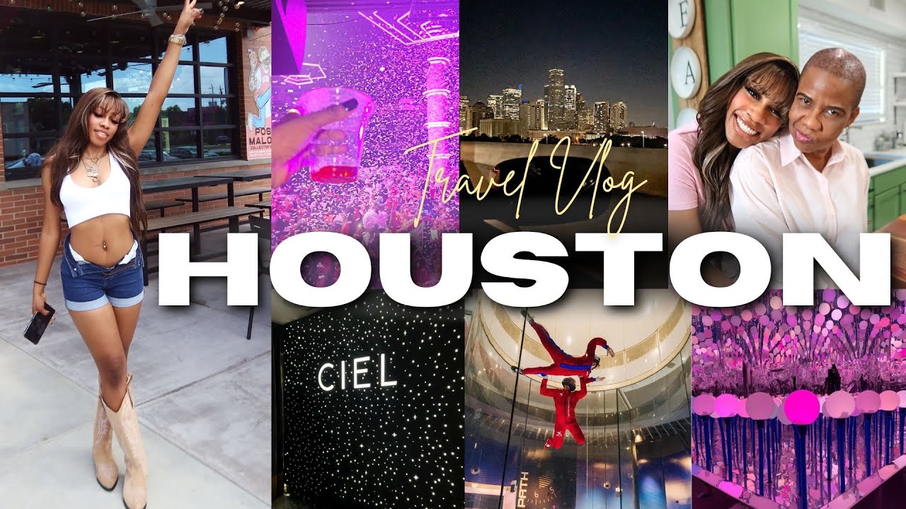 HOUSTON TRAVEL VLOG☆ | LIT Clubs, Nightlife, Restaurants, Indoor ...