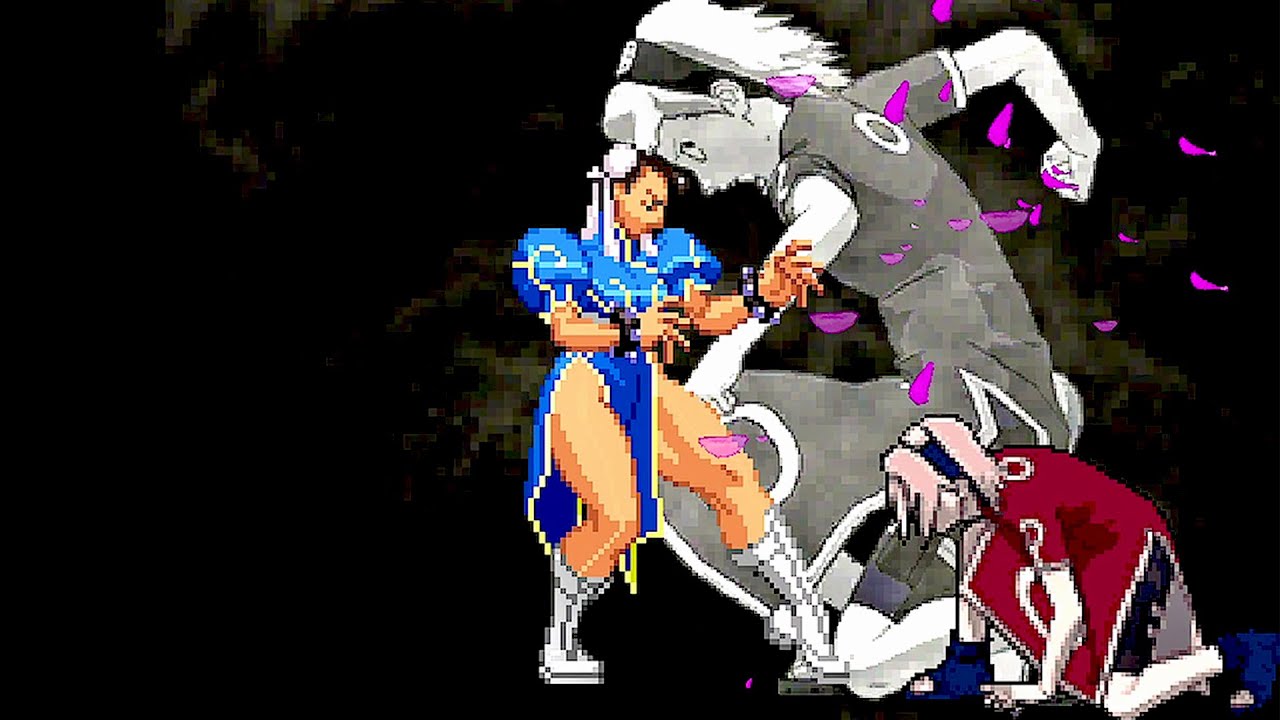 CHUN LI (Street Fighters) -VS- SAKURA (Naruto Series) - YouTube