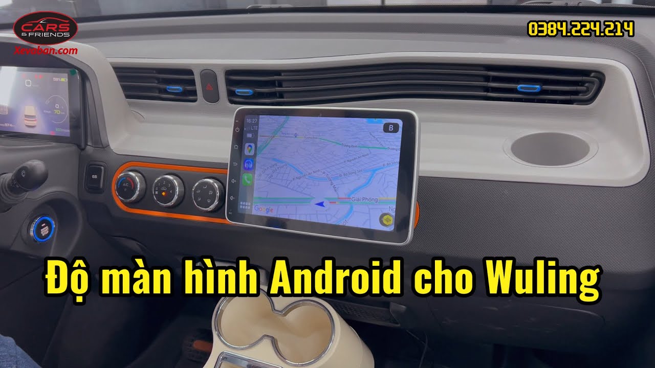 Độ màn hình Android cho Wuling Hongguang Mini Ev - YouTube