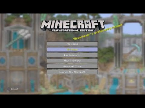 Minecraft PS4 Edition | Shrunk Battle Map - YouTube