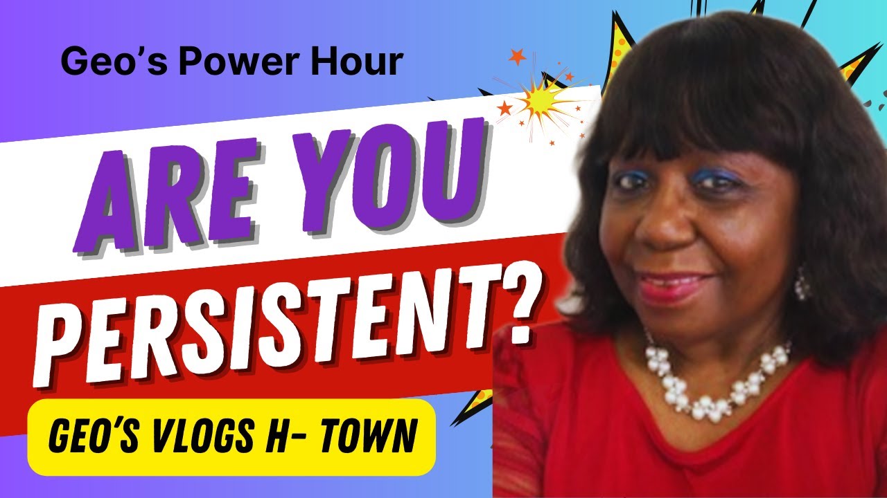 Are You Persistent? Let's Talk about Ways to Become Persistent - YouTube