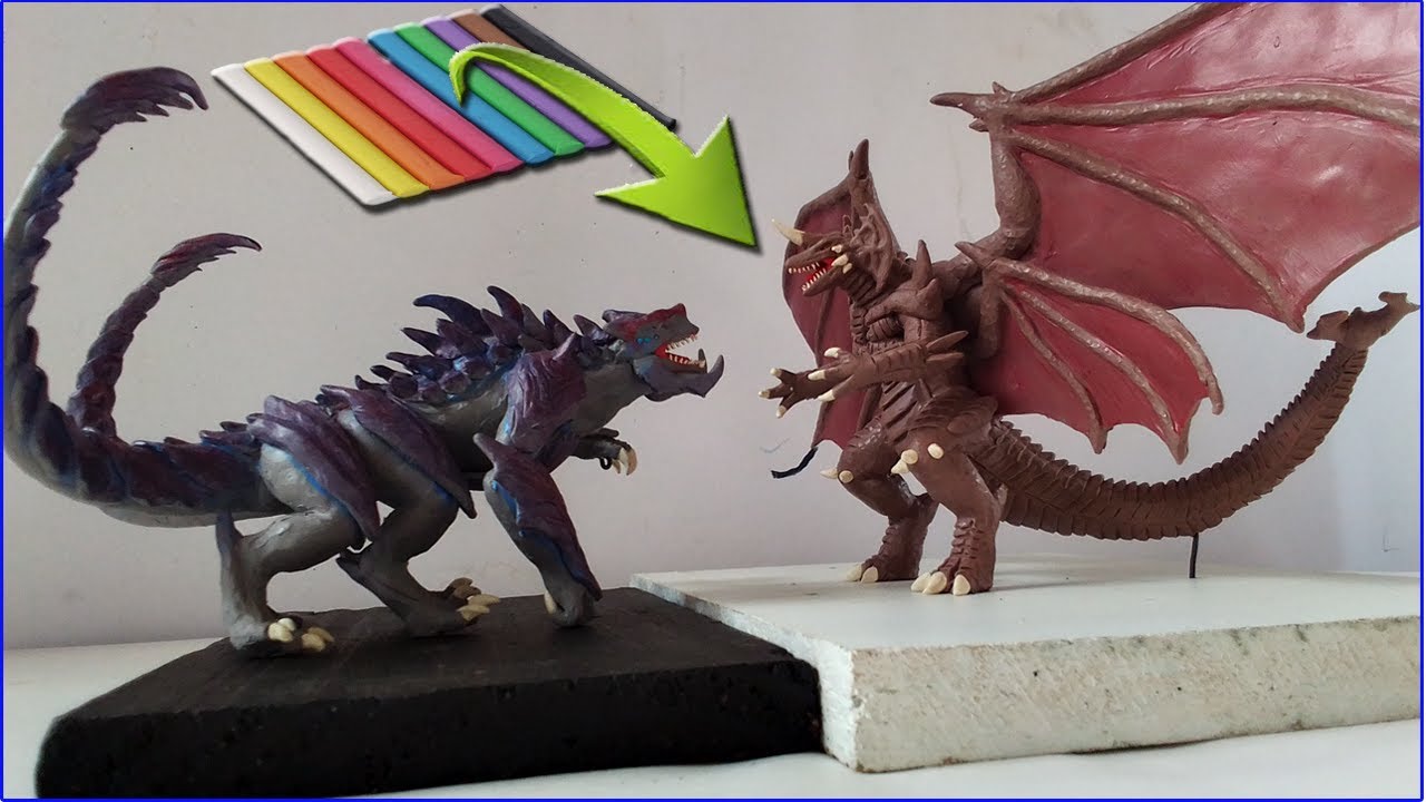 MEGA KAIJU vs DESTOROYAH with Clay/Plastilina. - YouTube