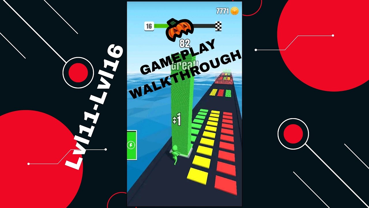 Stack Colors: fun in-game walkthrough Lvl 11-Lvl 16 - YouTube