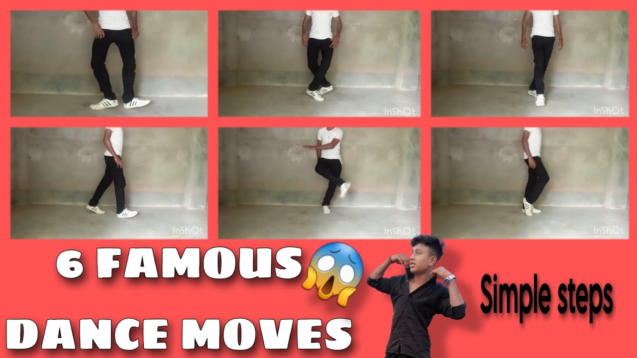 6 FAMOUS DANCE MOVES | Footwork tutorial | #dancemoves #danceclass 😱😱 ...