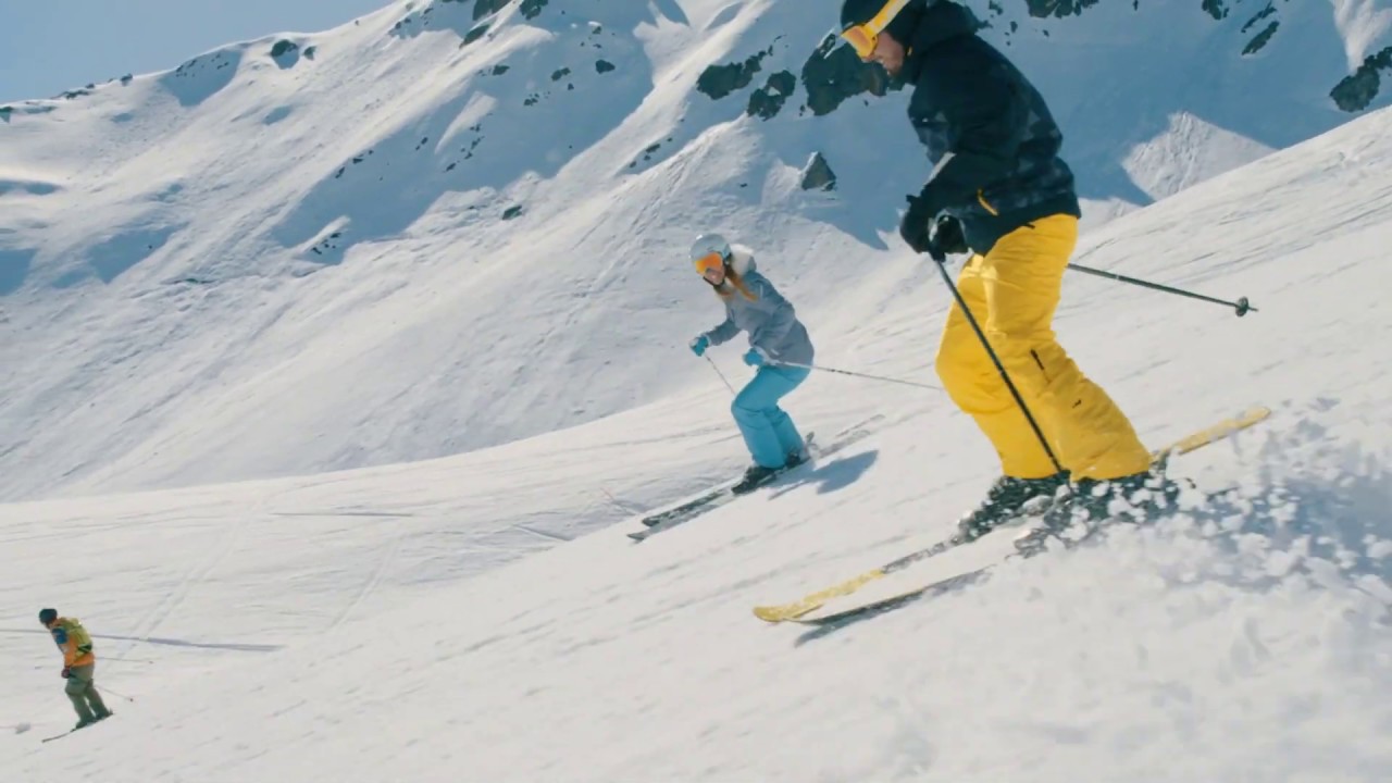 Esquiando en SKI Sin Limites - YouTube