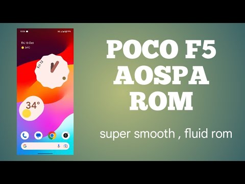 POCO F5 PARANOID ANDROID CUSTOM ROM | AOSPA ROM for poco f5 - YouTube