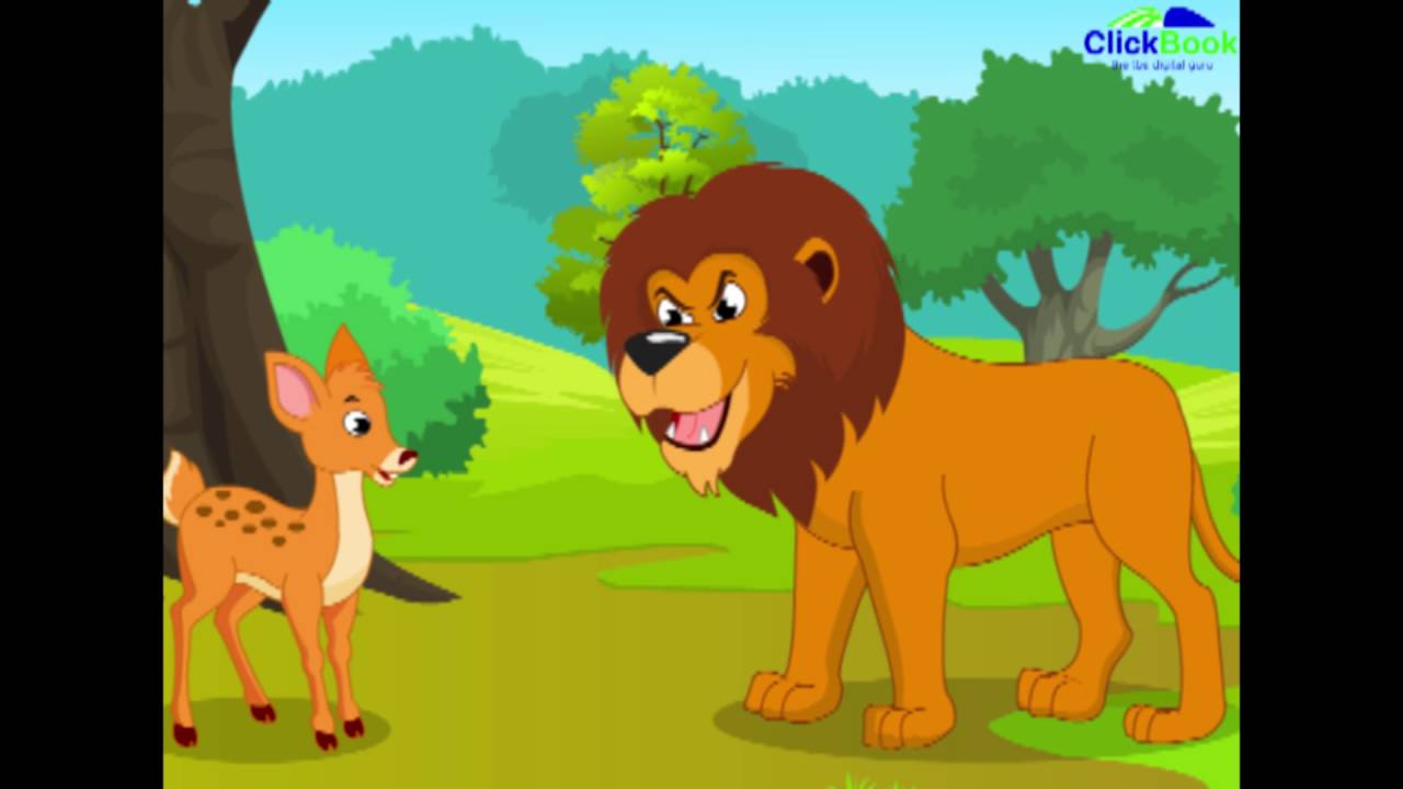 Smart wolf Nursery Story in English - YouTube