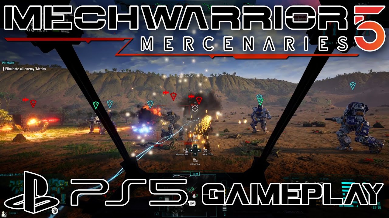 Mech Warrior 5 Mercenaries PS5 Gameplay - Mech Warzone - YouTube