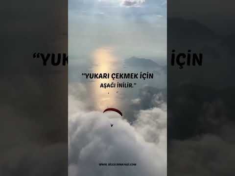 Yukarı çekmek için aşağı inilir.