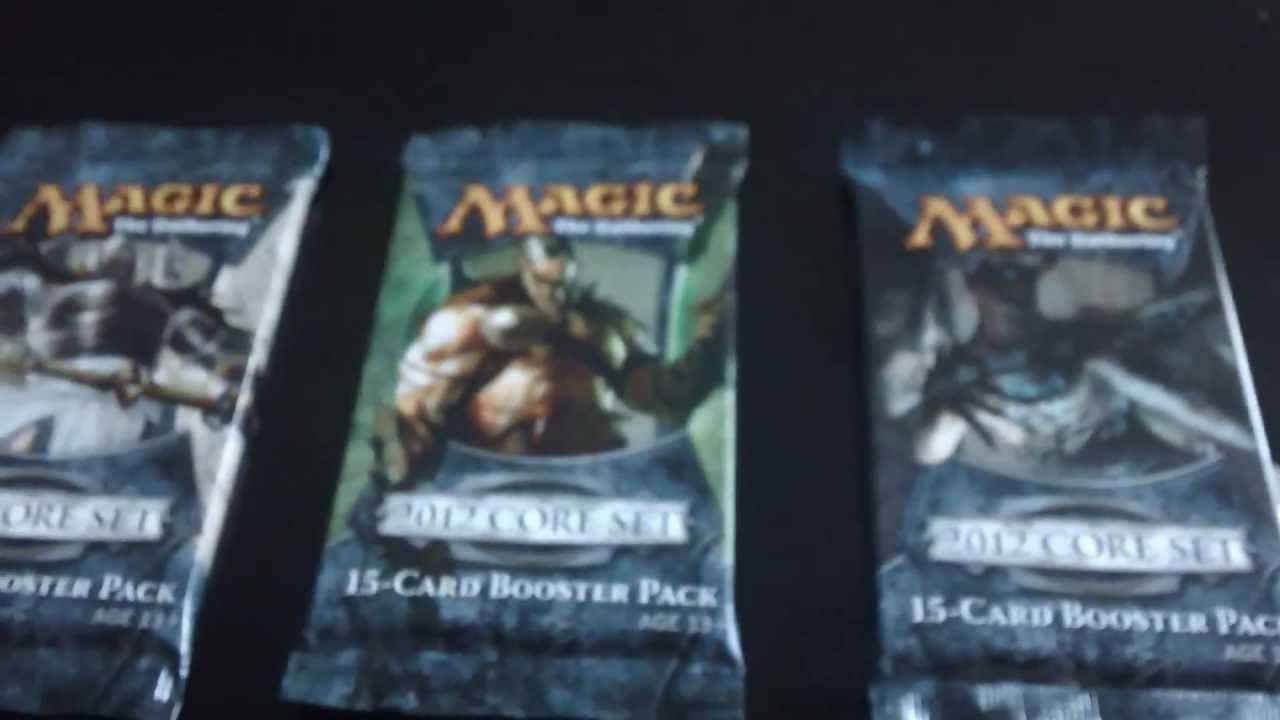 Booster Pack Break - Magic: The Gathering - 4x 2012 Core Set (MTG M12 ...