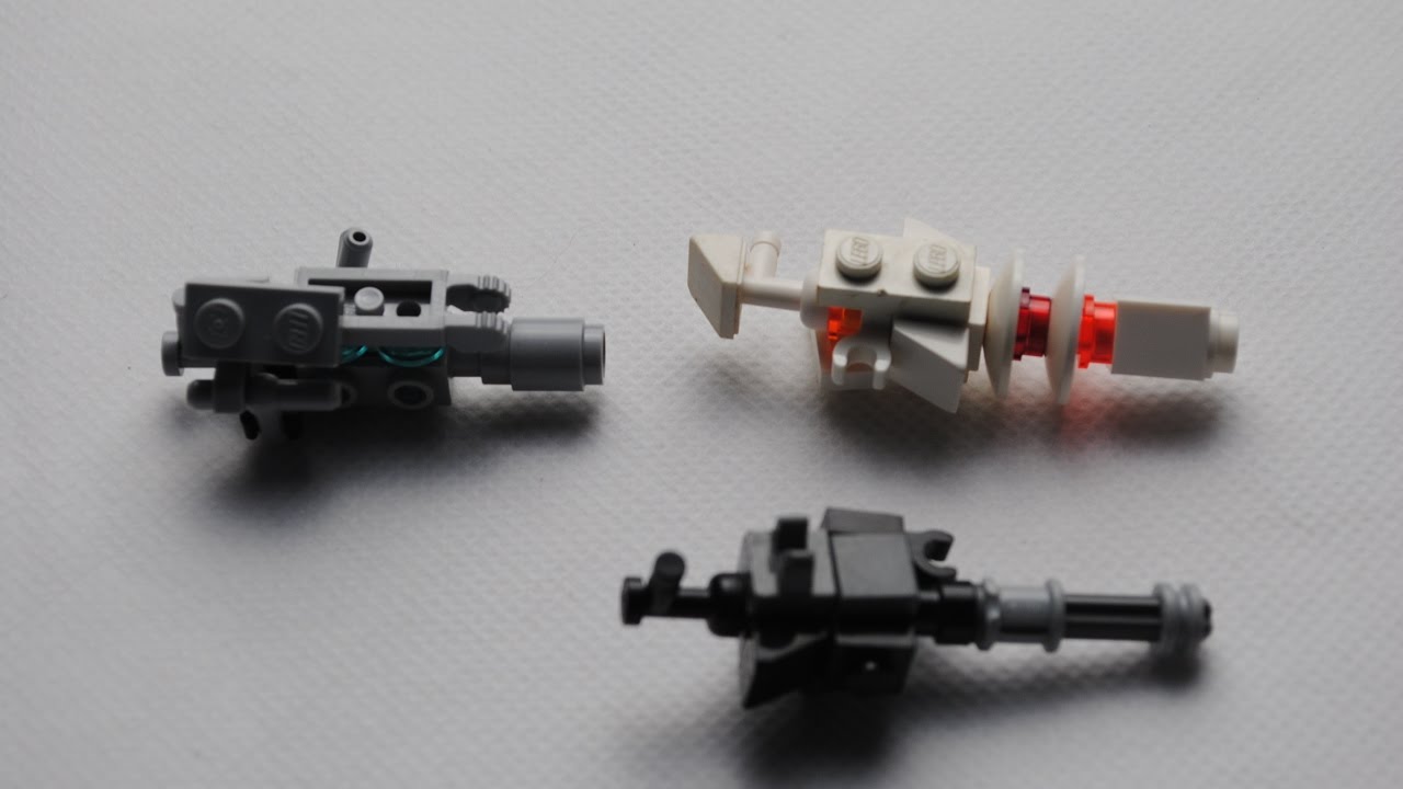 Lego Custom Heavy weapons - YouTube