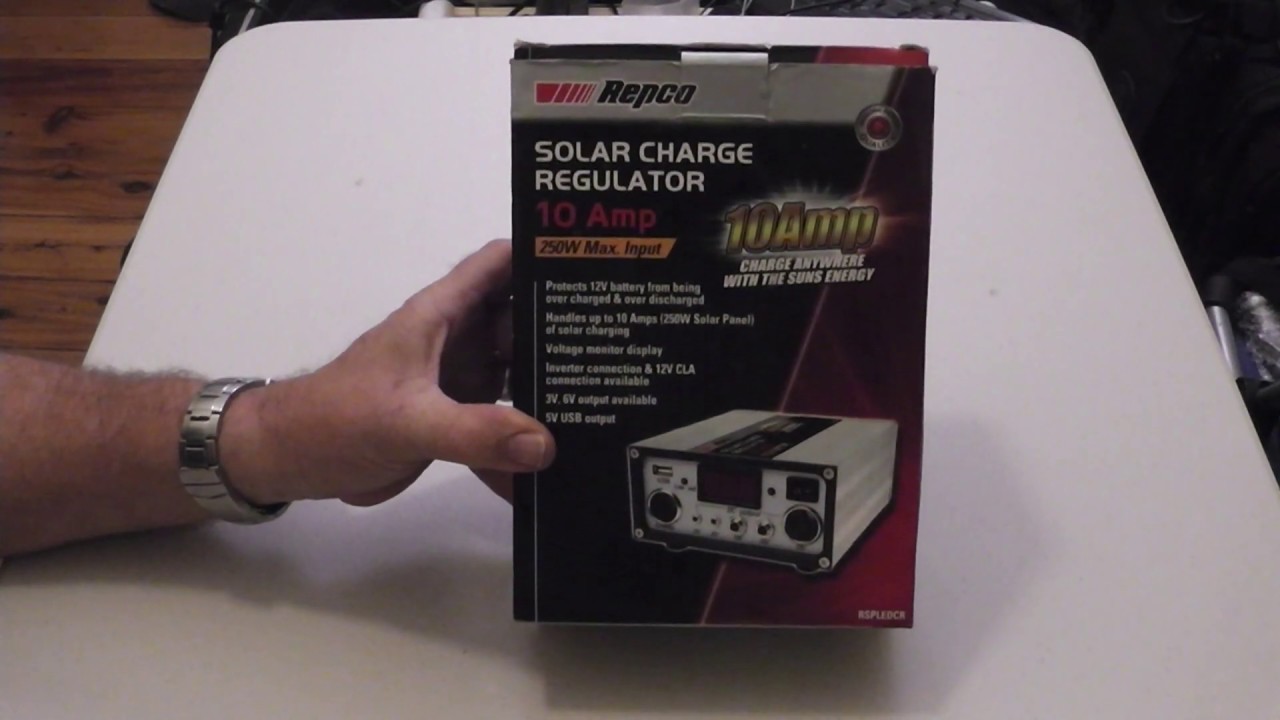 Repco Solar Charge Regulator - YouTube