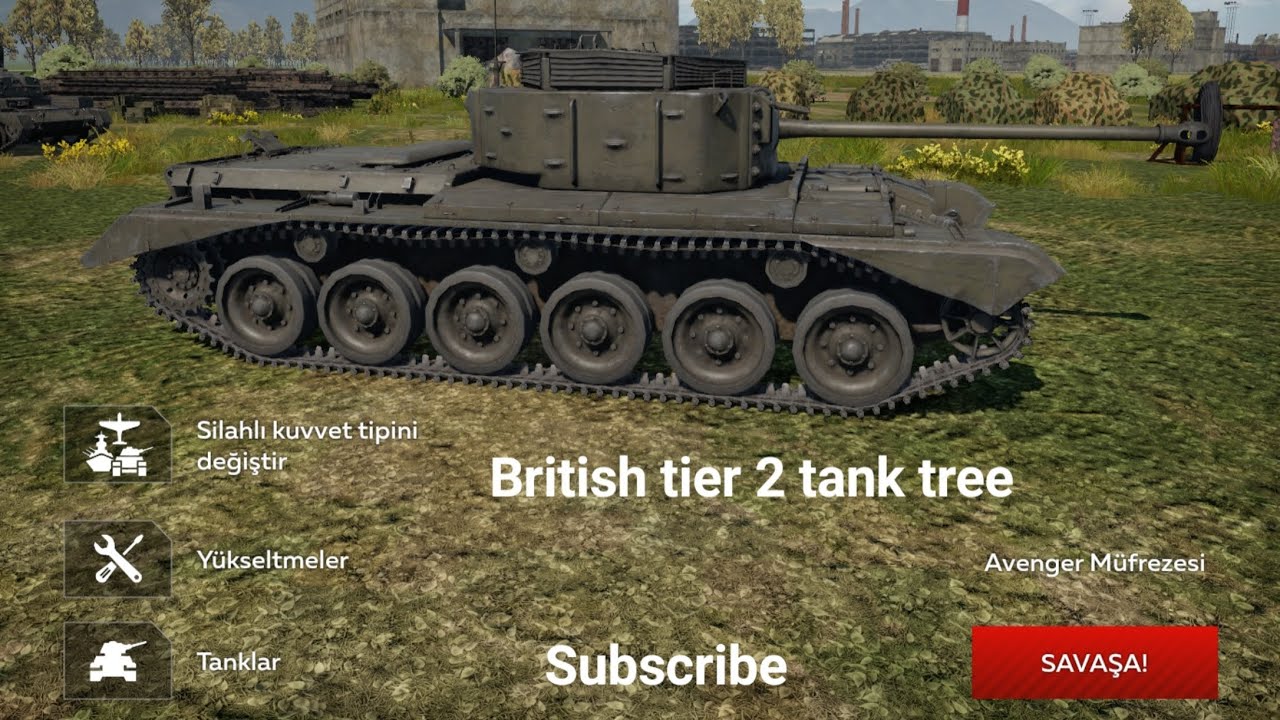 Warthunder Mobile British Tank tier 2 multiple tank gameplay - YouTube