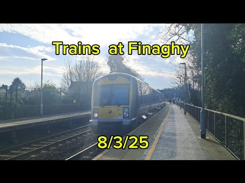 Trains at Finaghy 8/3/25 - YouTube