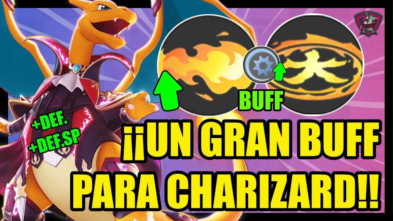 UN GRAN BUFF PARA CHARIZARD🥵MEJORES OBJETOS Y MEDALLAS⭐BUILD CHARIZARD POKEMON UNITE - YouTube