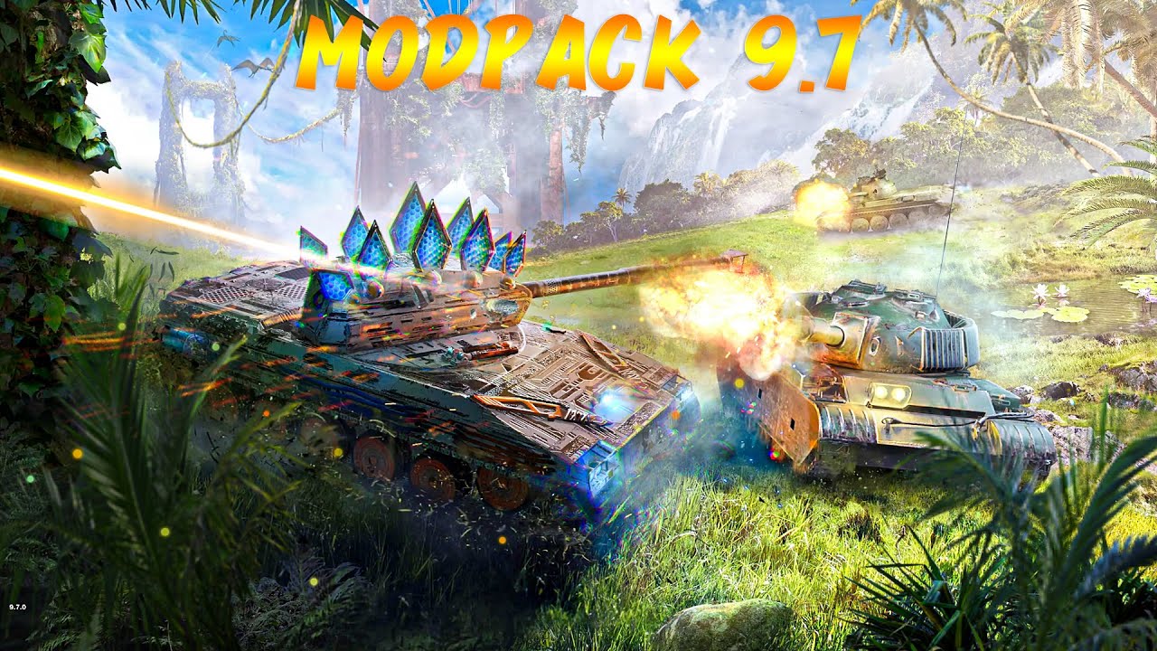 WoT Blitz MODPACK 9.7 [ Android & Steam ] - YouTube