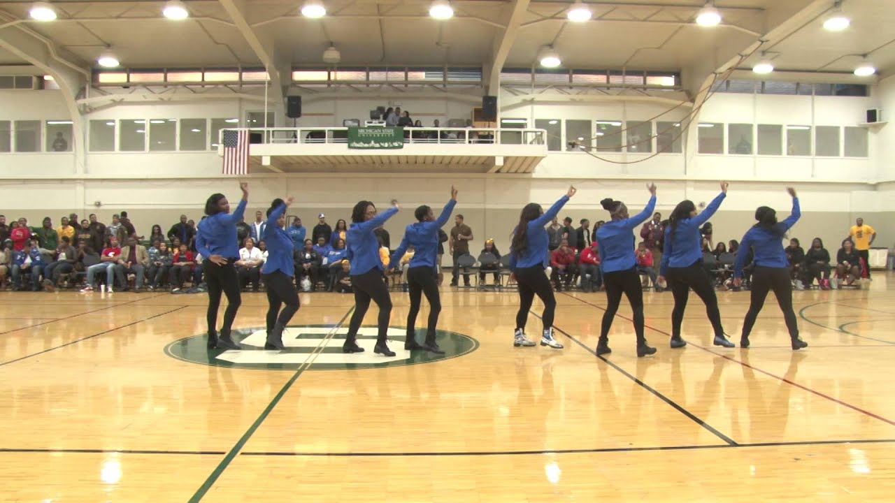 2014 MSU NPHC Stroll Off - Zeta Phi Beta Slow Round - Phi Gamma Zetas ...