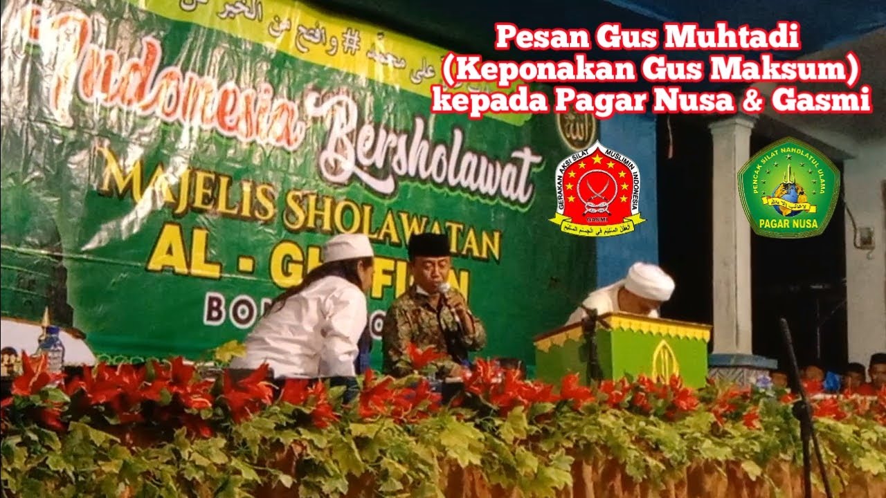 🔴Pesan Gus Muh (Keponakan Gus Maksum) terhadap Pagar Nusa & Gasmi - YouTube