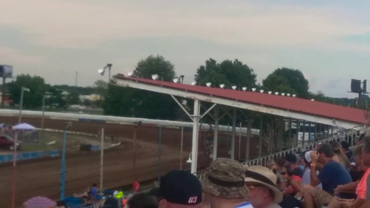Tim Kaeding Qualifying at Terre Haute Action Track - YouTube