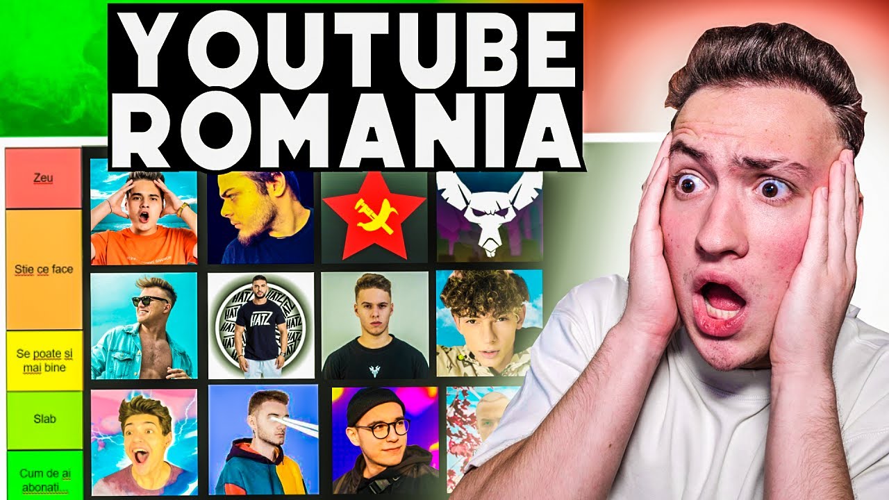 YOUTUBE ROMÂNIA TIER LIST 2021 - YouTube