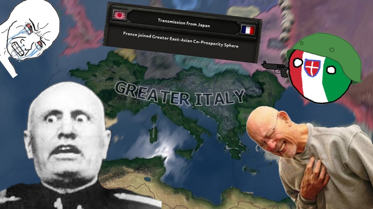 GREATER ITALY (HOI4 by Blood Alone) - YouTube