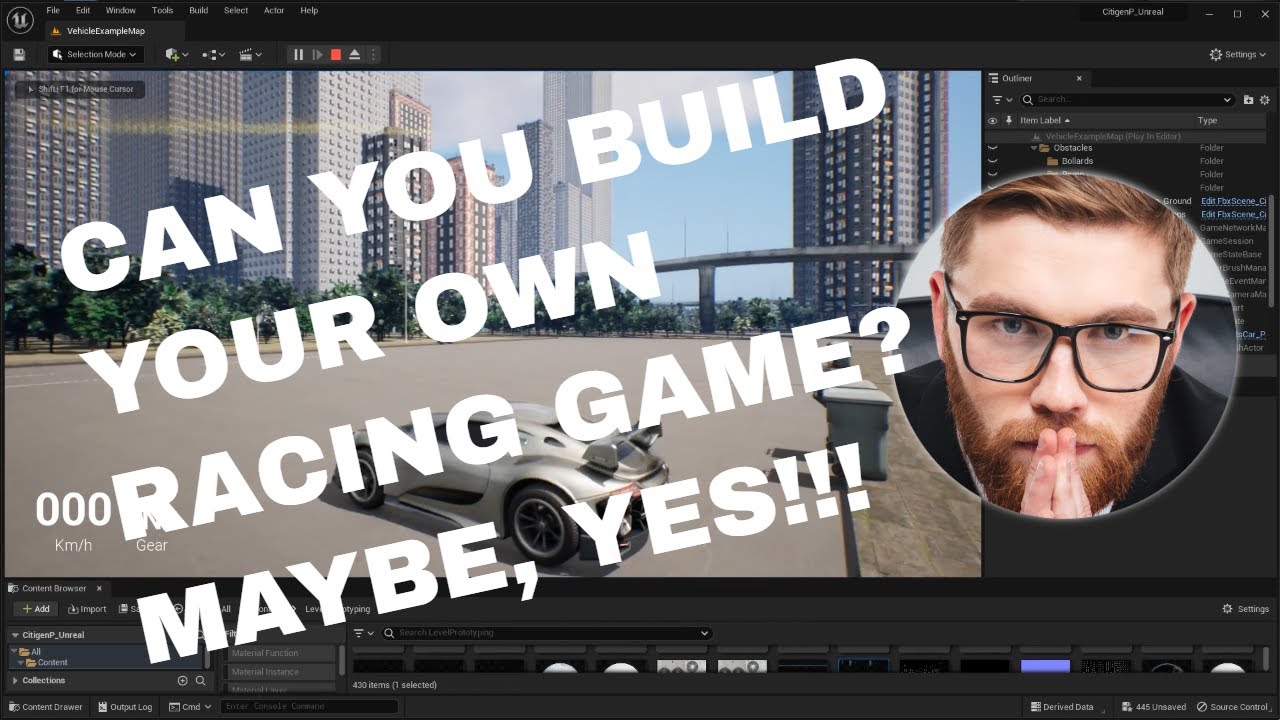 Can you build your own racing game? Maybe, yes! - YouTube