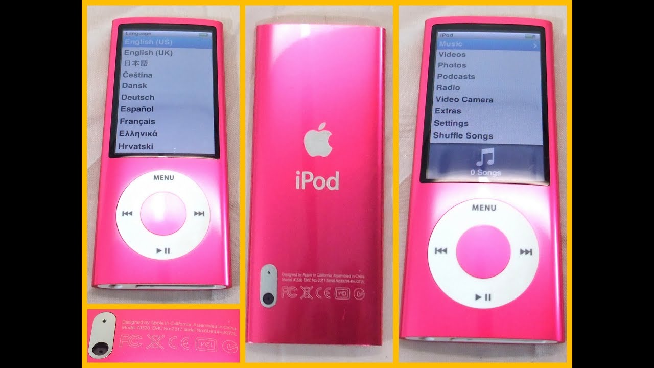 Apple iPod Nano 8GB Model A1320 Pink Colour 5th Generation (Videos ...