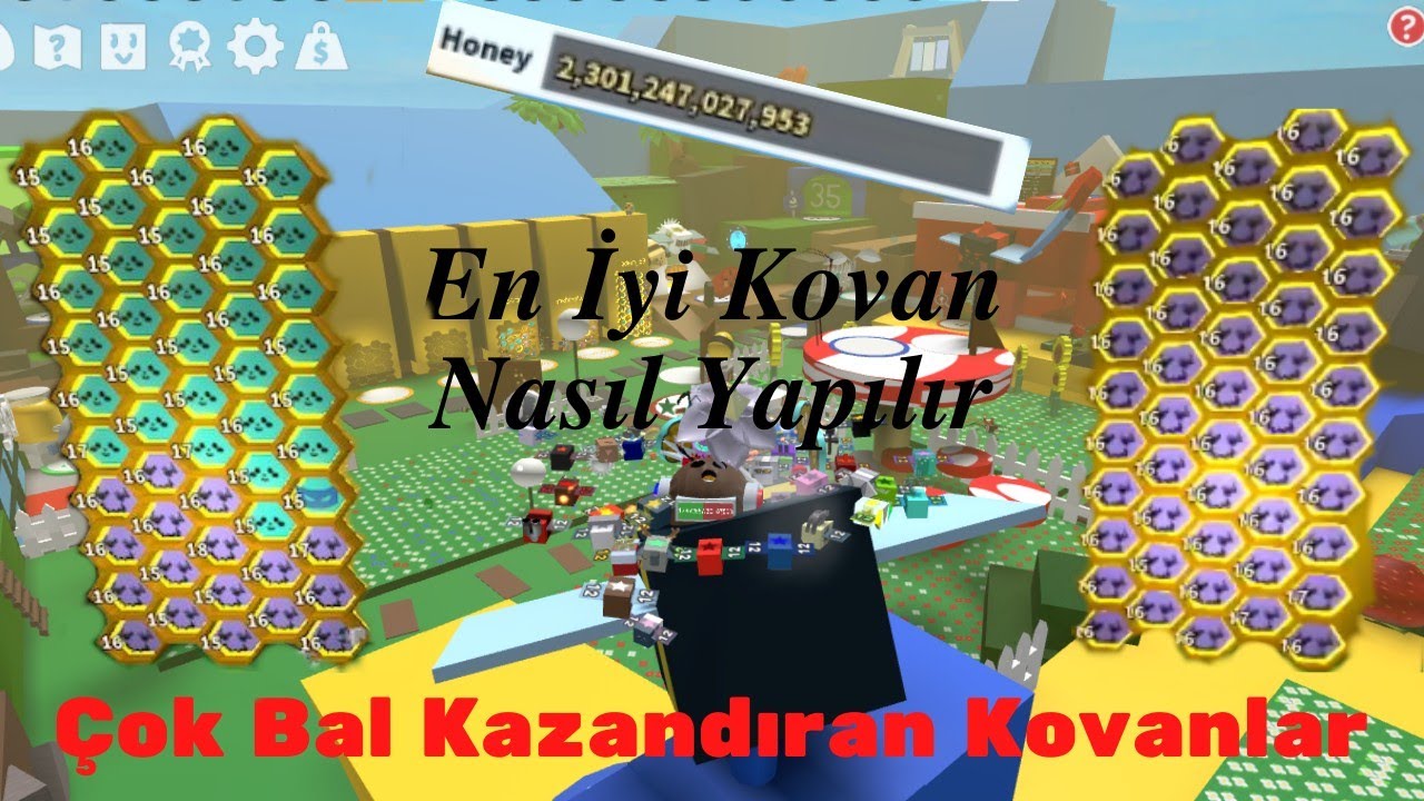 😱En İyi Hive(Kovan) Yapma!🍯 | Bee Swarm Simulator | Roblox Türkçe - YouTube