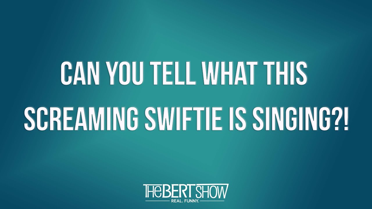Can You Tell What This Screaming Swiftie Is Singing?! - YouTube