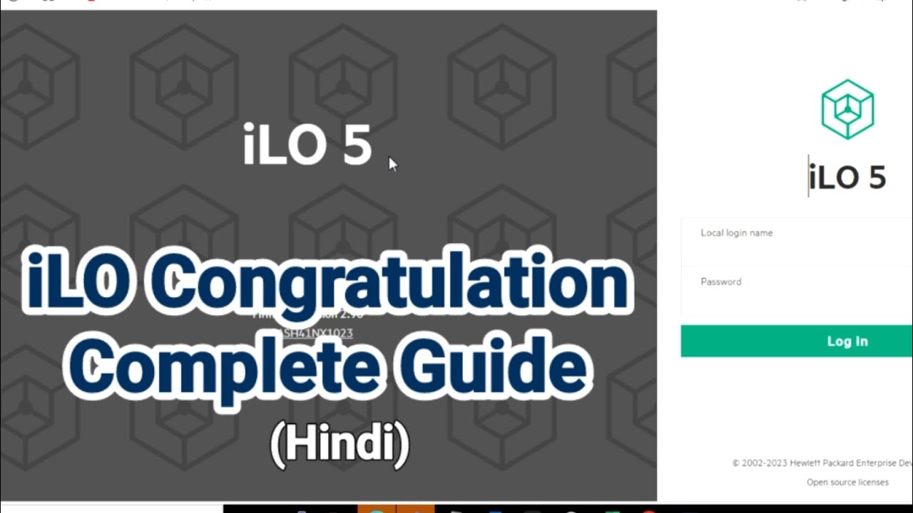 How to configure HPE iLO | iLO Domain AD Authentication | HP OneView ...