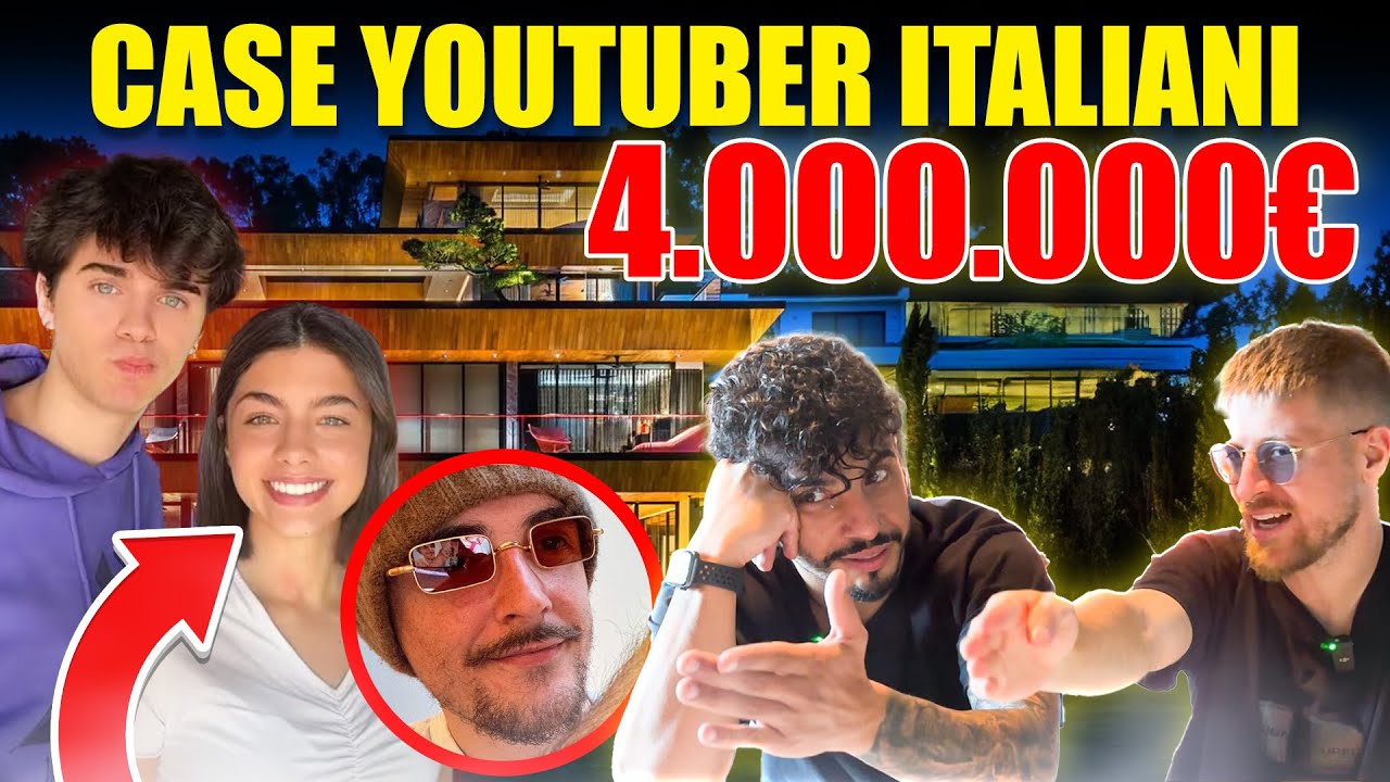REAGIAMO ALLE CASE MILIONARIE DEGLI YOUTUBER ITALIANI - UNA PERSONA TRA ...