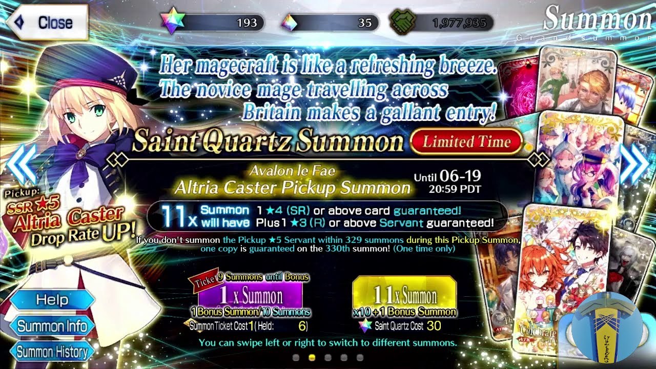 FGO Castoria Summon | LB 6 Banner - YouTube