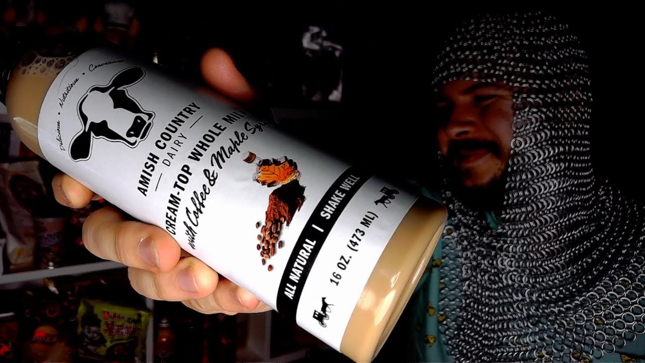 Amish Country Dairy Whole Milk Cream-Top Maple Coffee Flavor Review ...