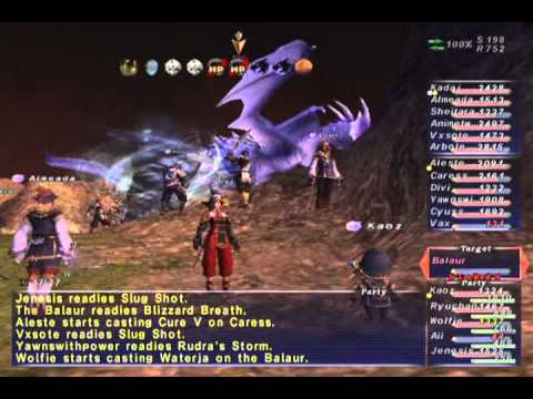 FFXI NM Saga #335: Balaur NM [Full Battle] - YouTube