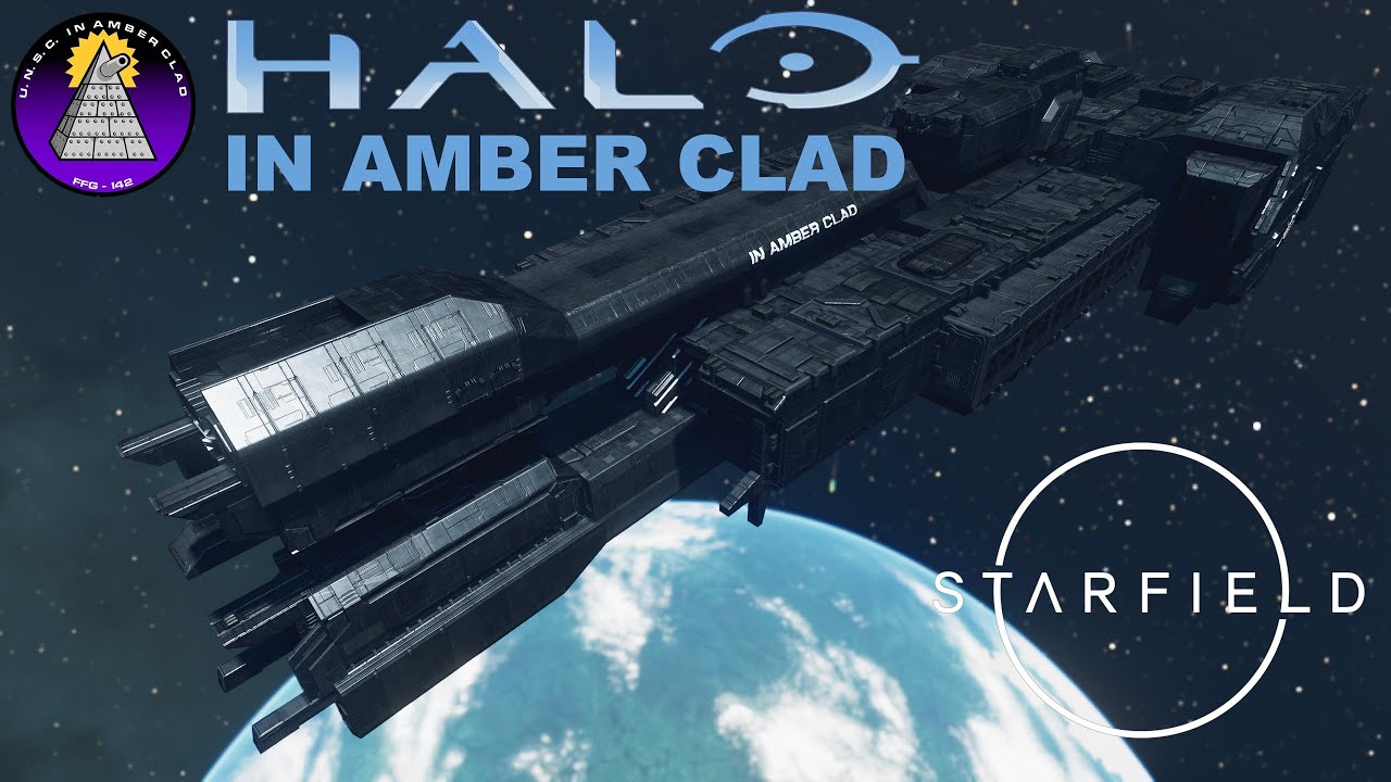 STARFIELD | HALO - UNSC In Amber Clad - Quick Tour | PC 4K • RTX3080 Ti ...