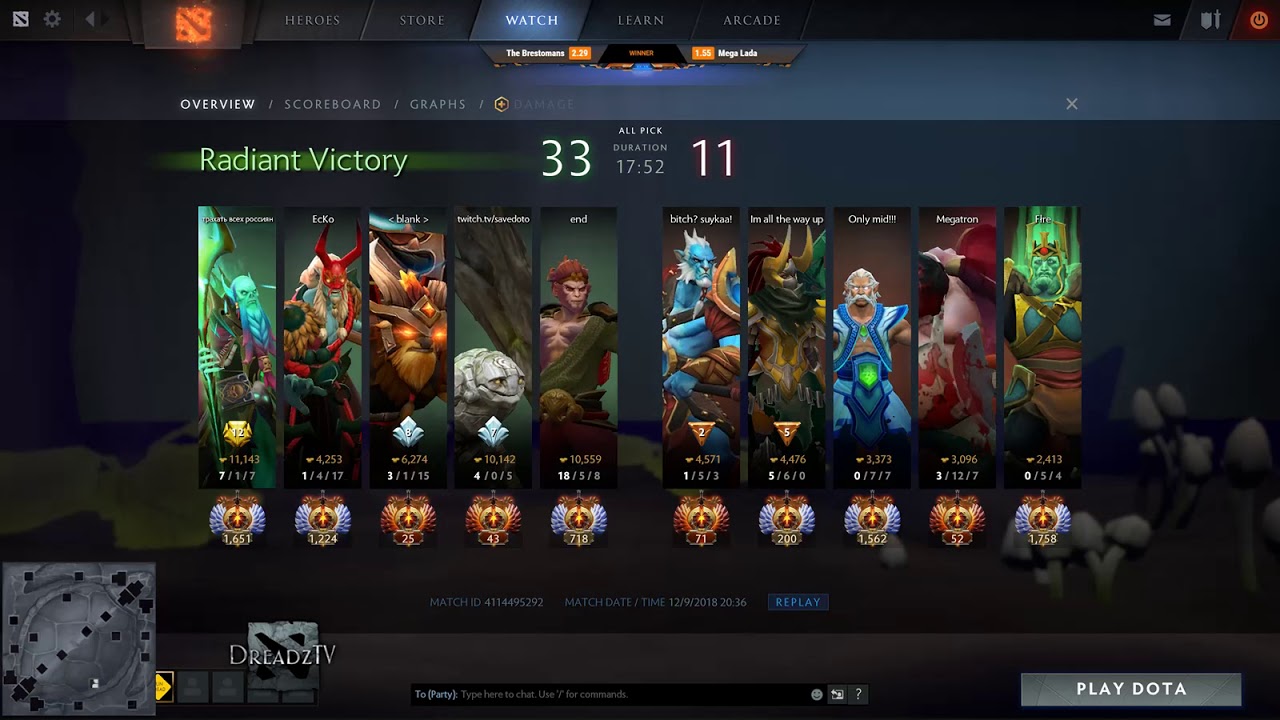 Dread's stream | Dota 2 - Vengeful Spirit / Phoenix / Treant Protector ...