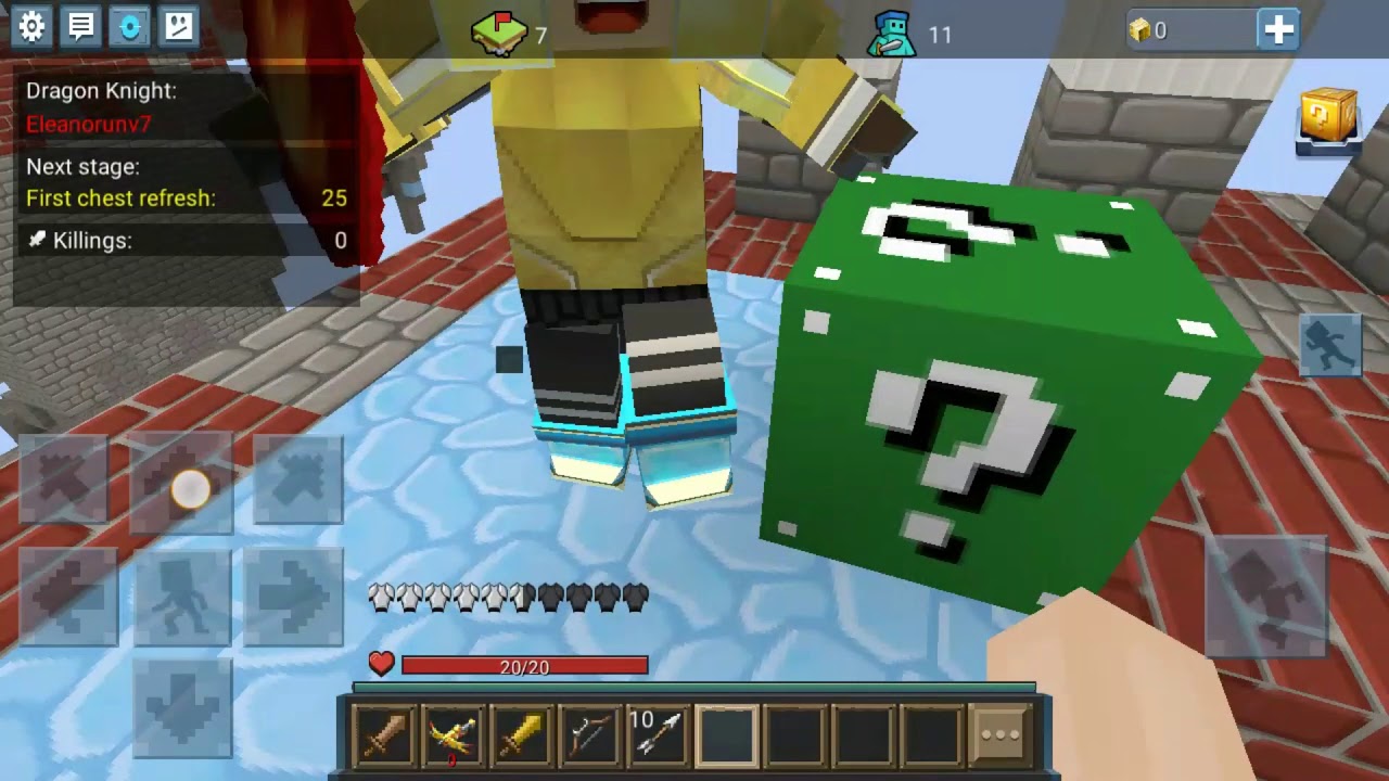 (BLOCKMAN GO)Playying Lucky block With my brother - YouTube