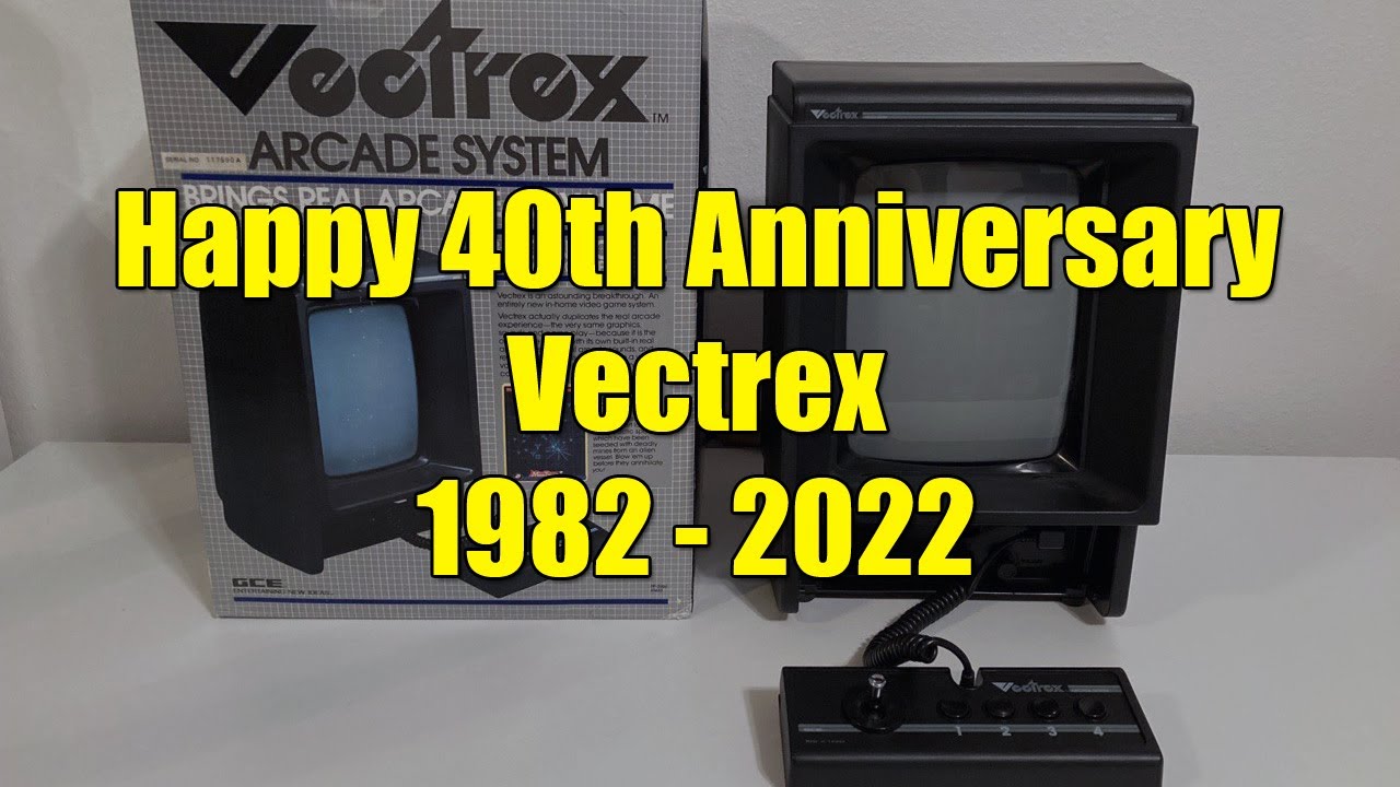 Vectrex 40th Anniversary - New Old Stock Console (1982-2022) - YouTube