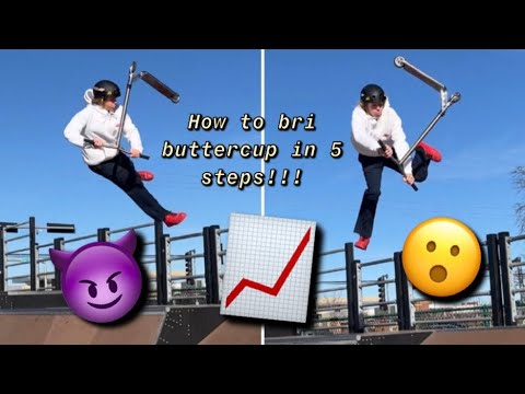 HOW TO BRI BUTTERCUP ON A SCOOTER!!! 🛴 - YouTube