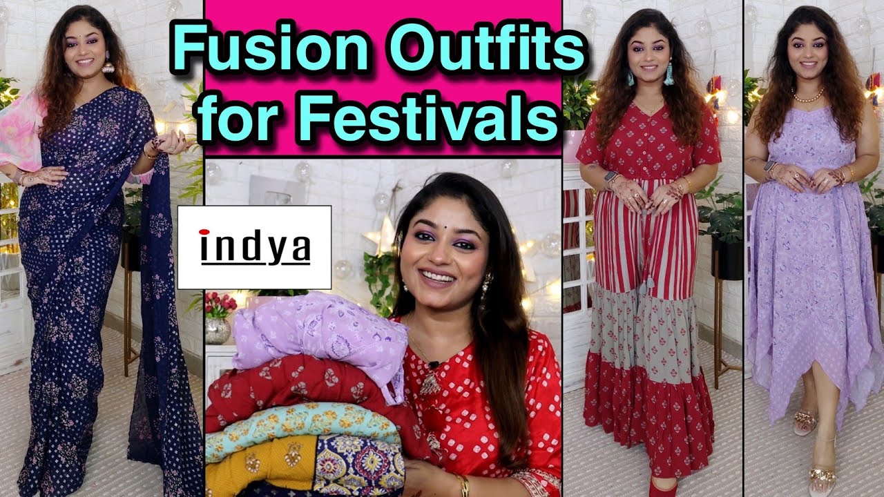 Fusion outfits 📌Festival & party special Jumpsuit, Saree, Dress by ...