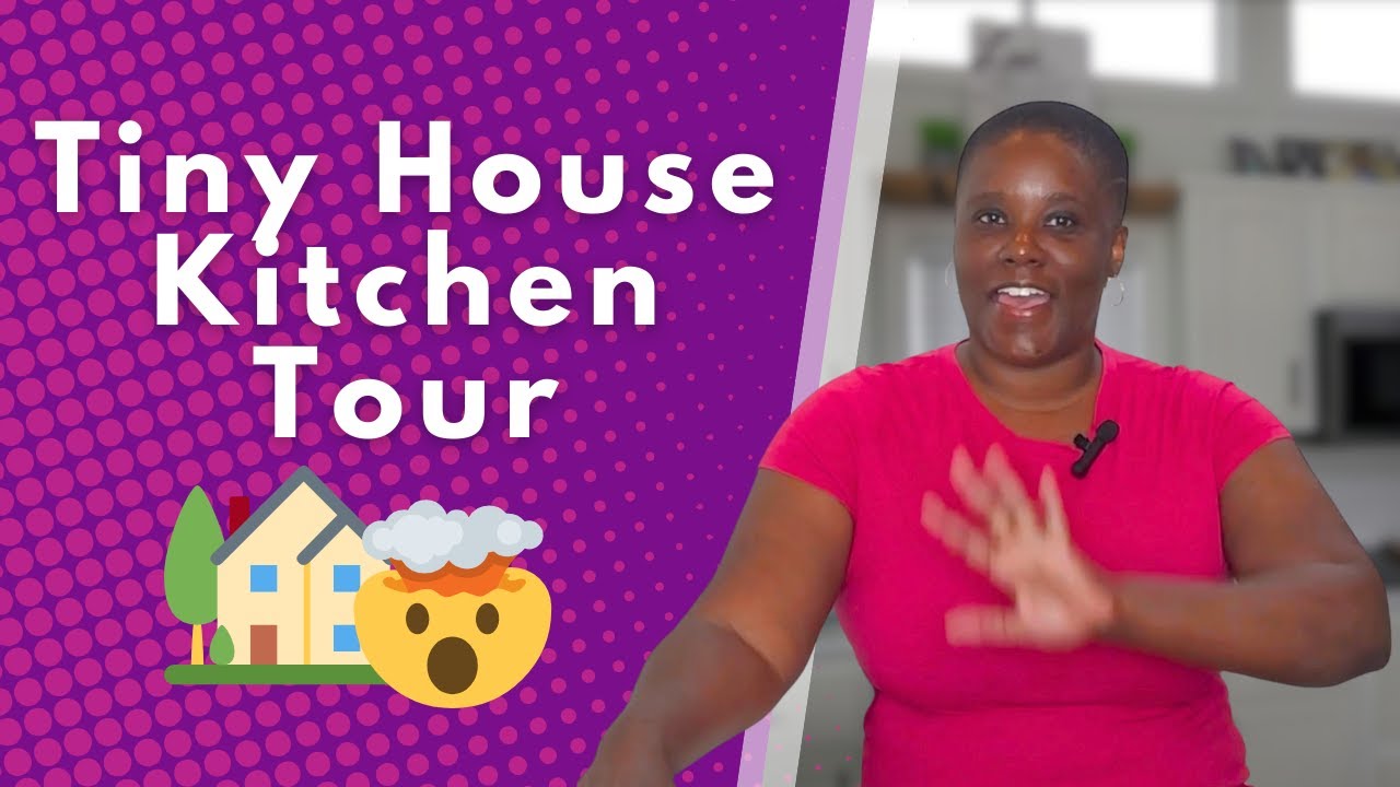 *UPDATED* Tiny House KITCHEN Tour | Park Model Tiny Home from ...