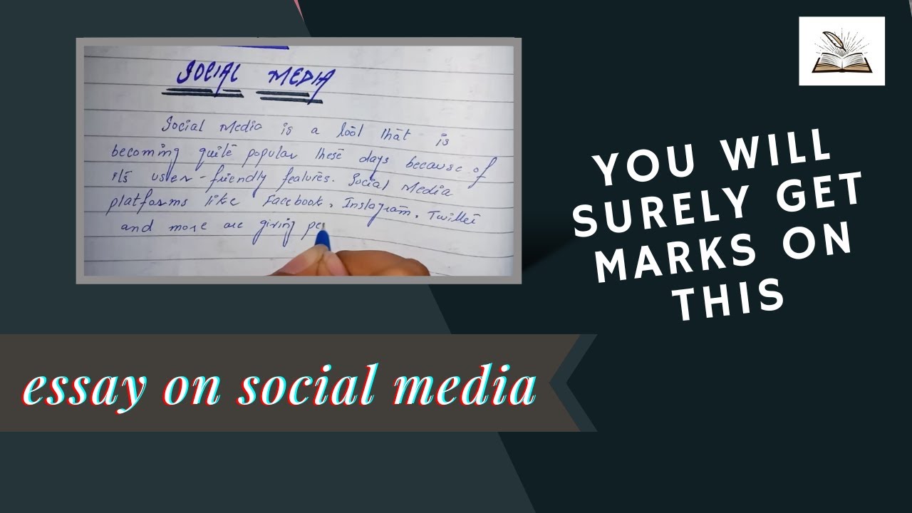 Essay on Social Media || Easy Wording - YouTube