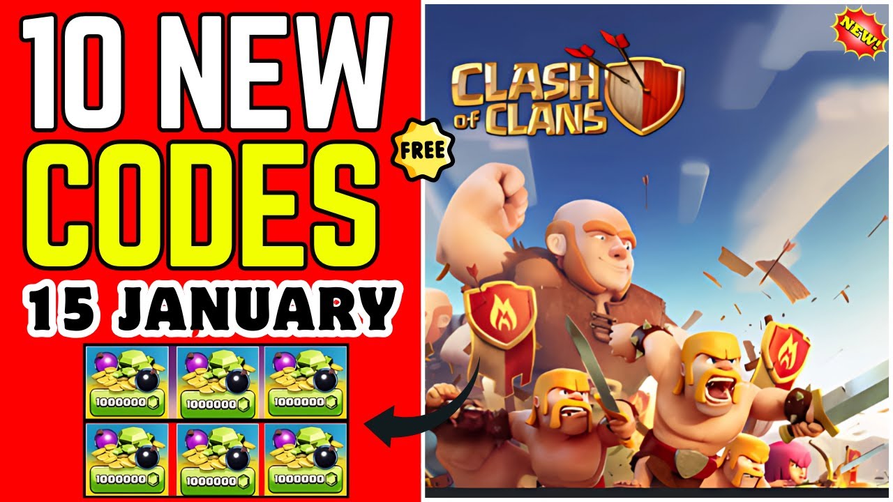 *NEW* CLASH OF CLANS CREATOR CODES 2025 ! CLASH OF CLANS CODES (JANUARY ...